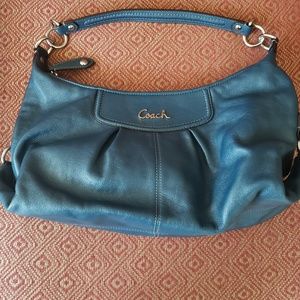 Coach | Bags | Coach Turquoise Handbag | Poshmark